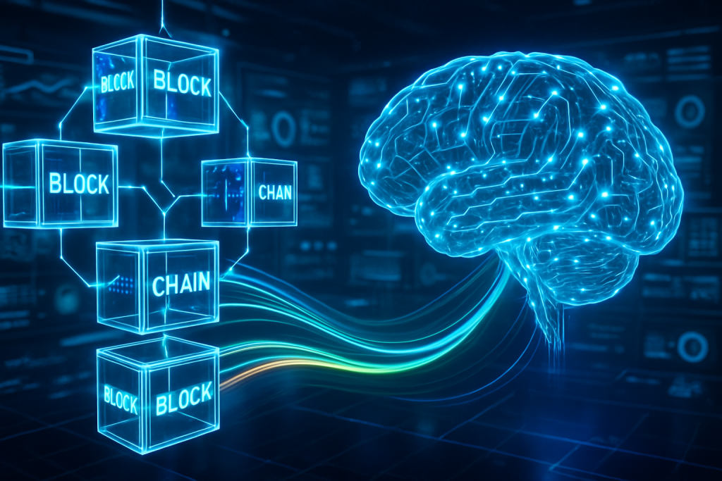 Integrating AI with Blockchain for Enhanced Automation – MA Digital